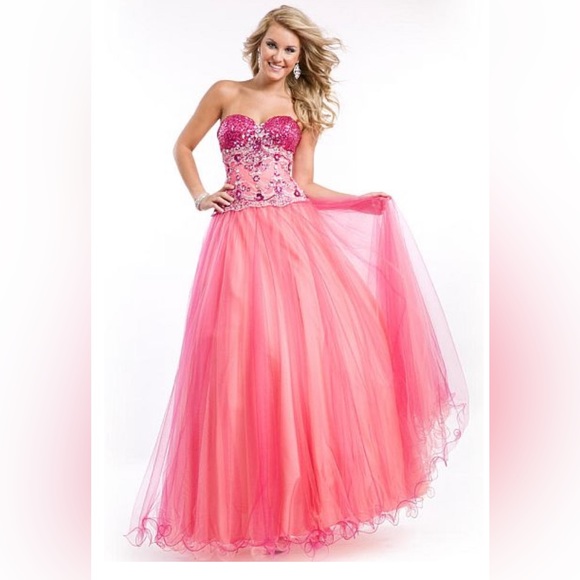 Party Time Formals | Dresses | Nwt Party Time Formal 6576 Sz 4 Fuchsia ...
